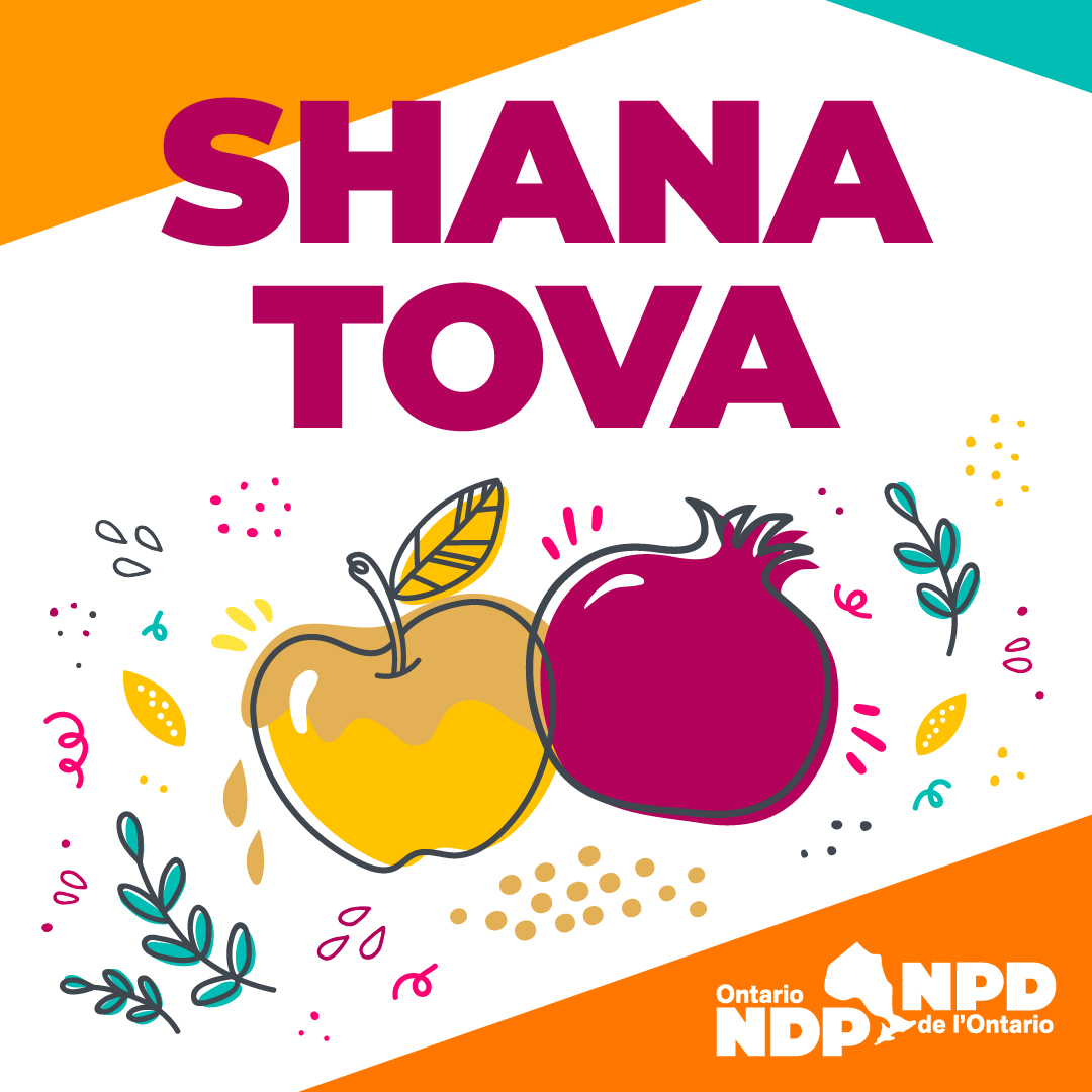 Ontario NDP wishes the Jewish community a peaceful and meaningful Rosh ...