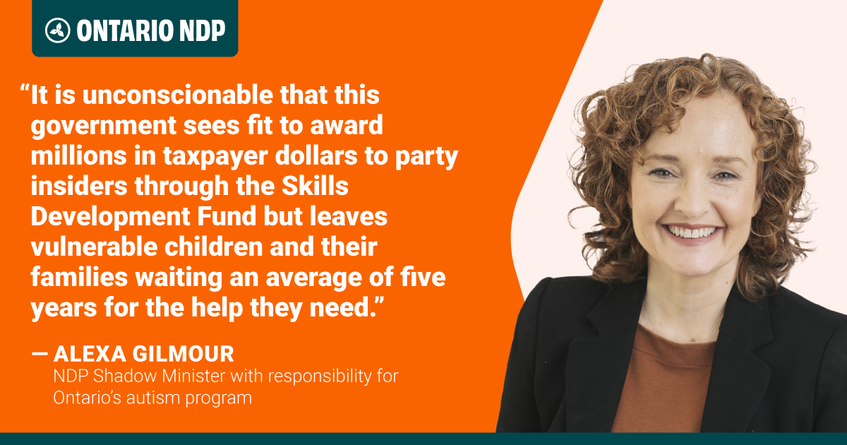 MPP Gilmour calls for transparency from Ford government after “damning ...