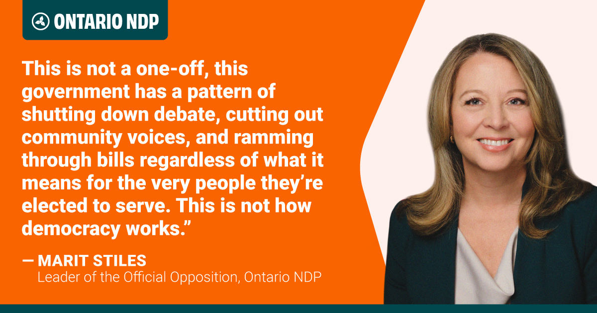 “Blatantly undemocratic”: Ford shuts down debate on key housing and ...