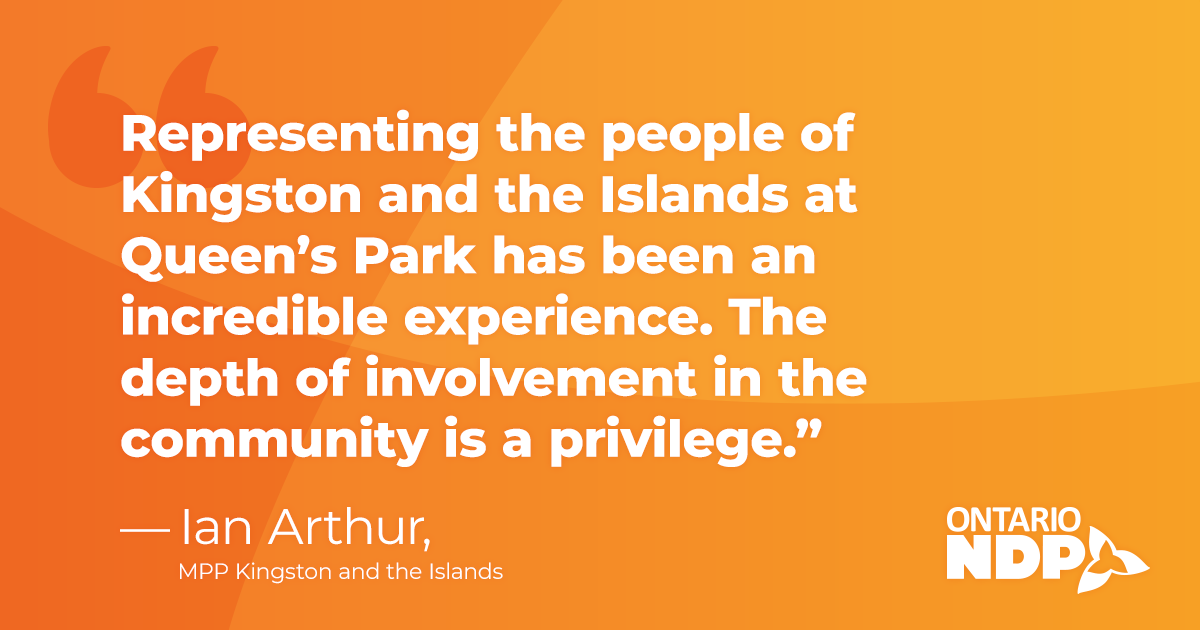 NDP MPP Ian Arthur will not run in 2022 « Ontario NDP