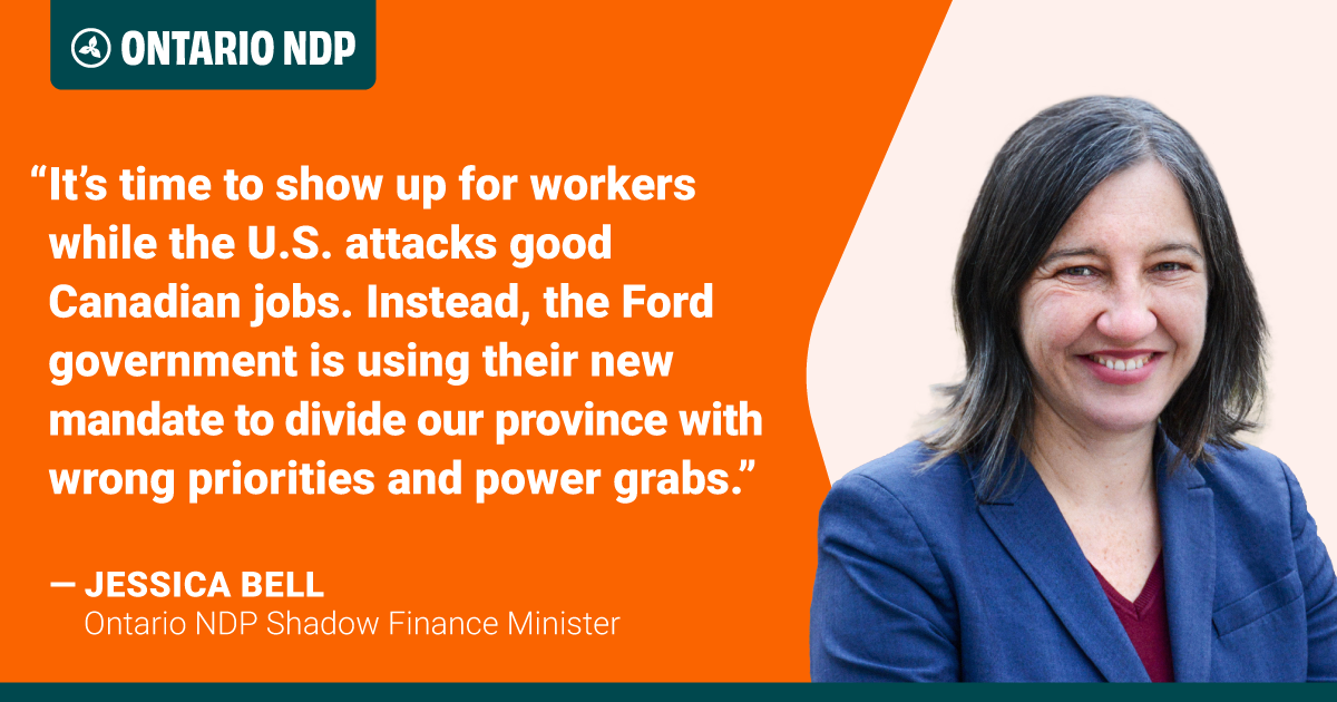 NDP calls for tougher response to alarming manufacturing job losses in ...
