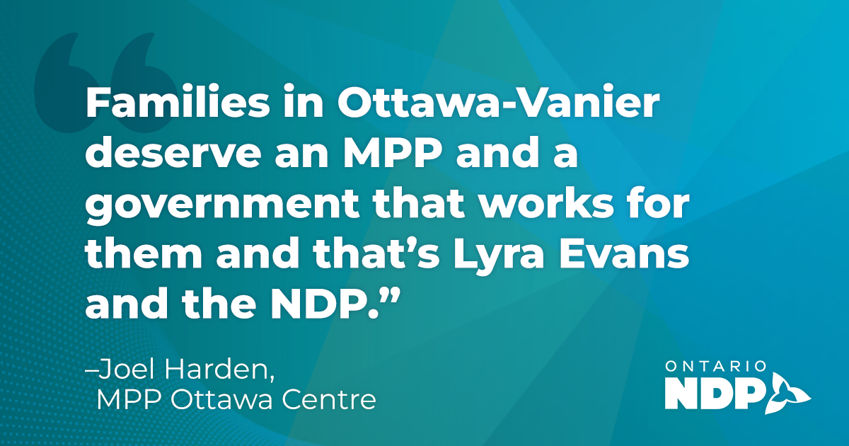 Lyra Evans chosen to be the NDP candidate in Ottawa-Vanier « Ontario NDP