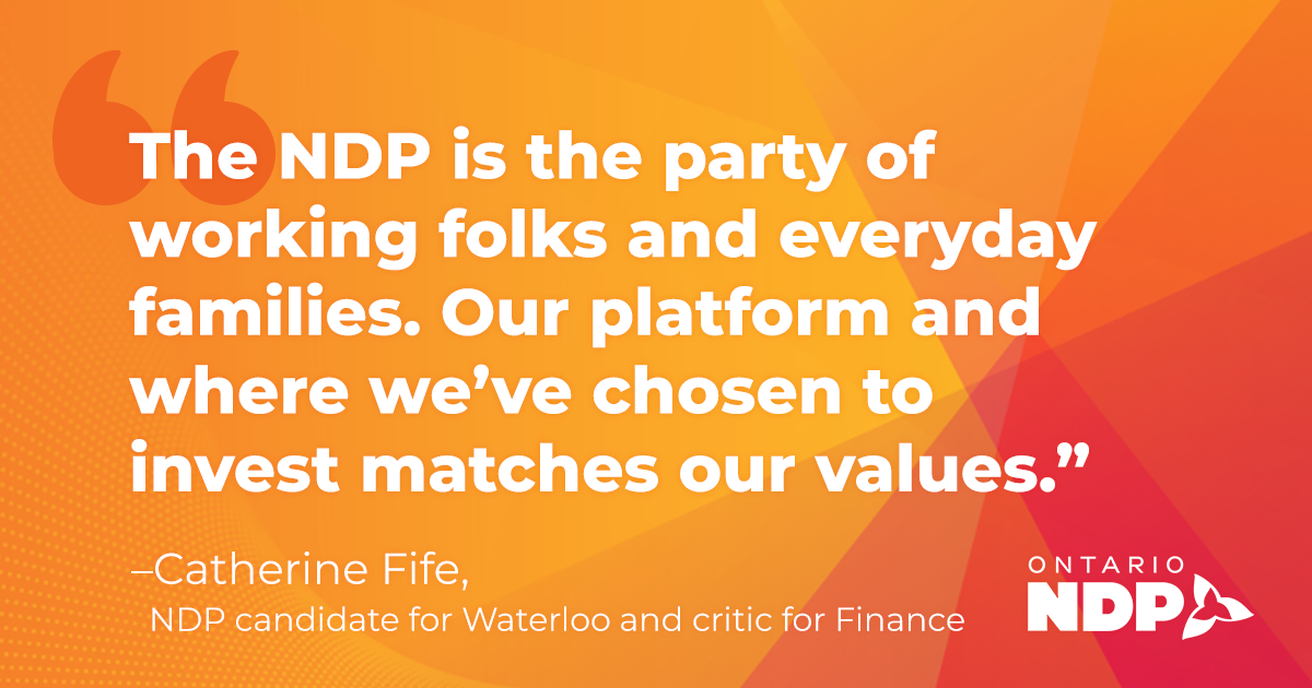 NDP releases platform costing that fixes what matters most « Ontario NDP