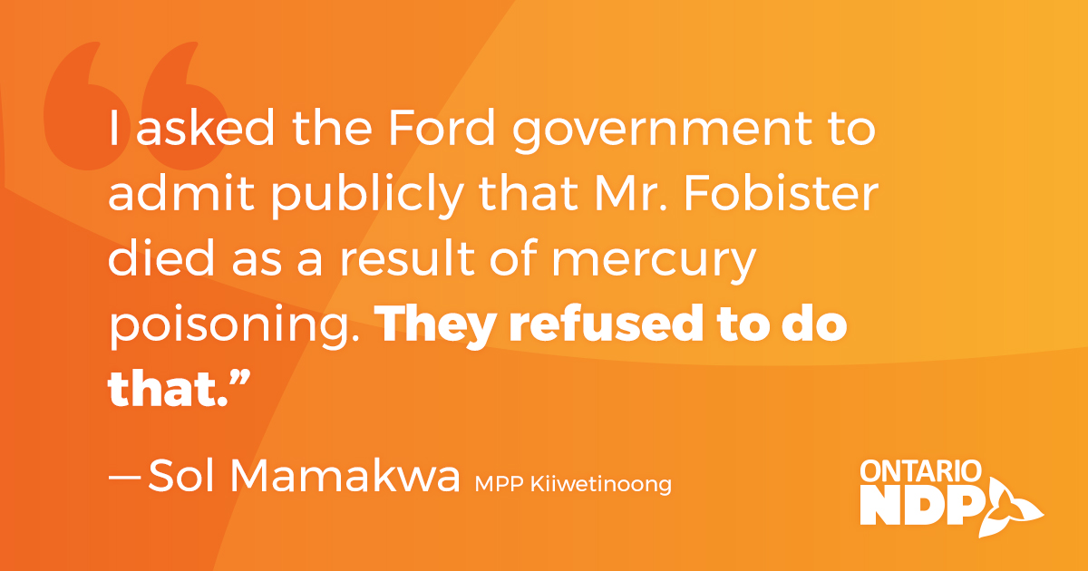 NDP supports Steve Fobister Sr. family’s call for inquiry into his ...