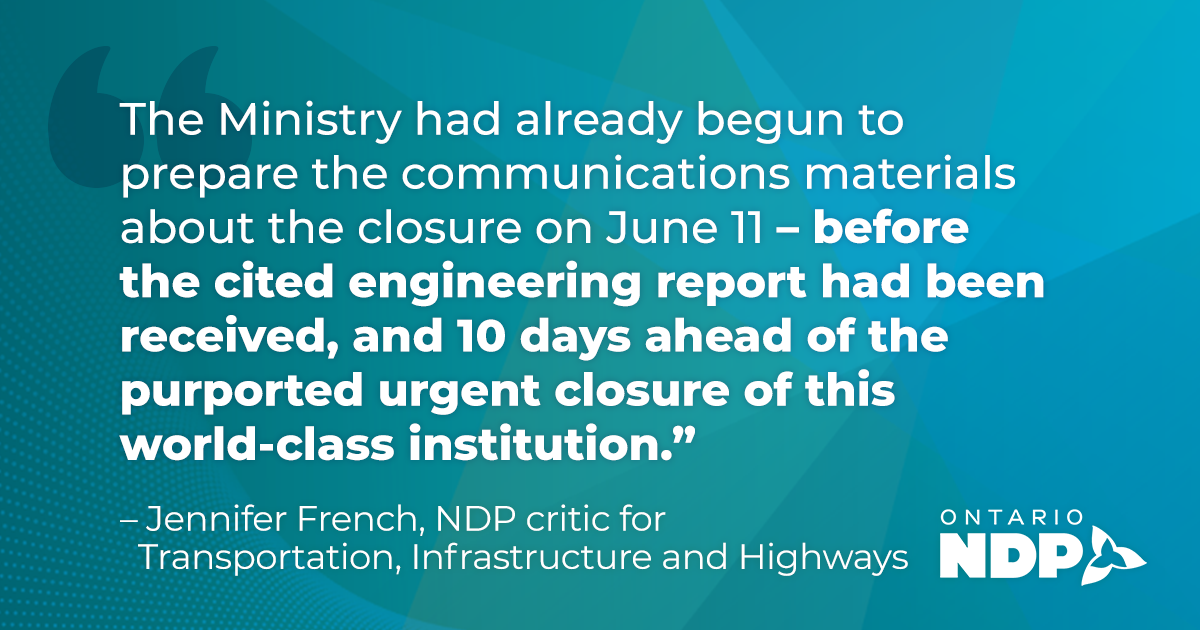 NDP: Government emails tell a different story on Science Centre shut ...