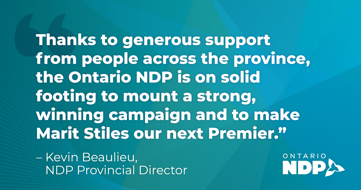 Ontario NDP clears campaign debt, ramps up planning for 2026 win ...