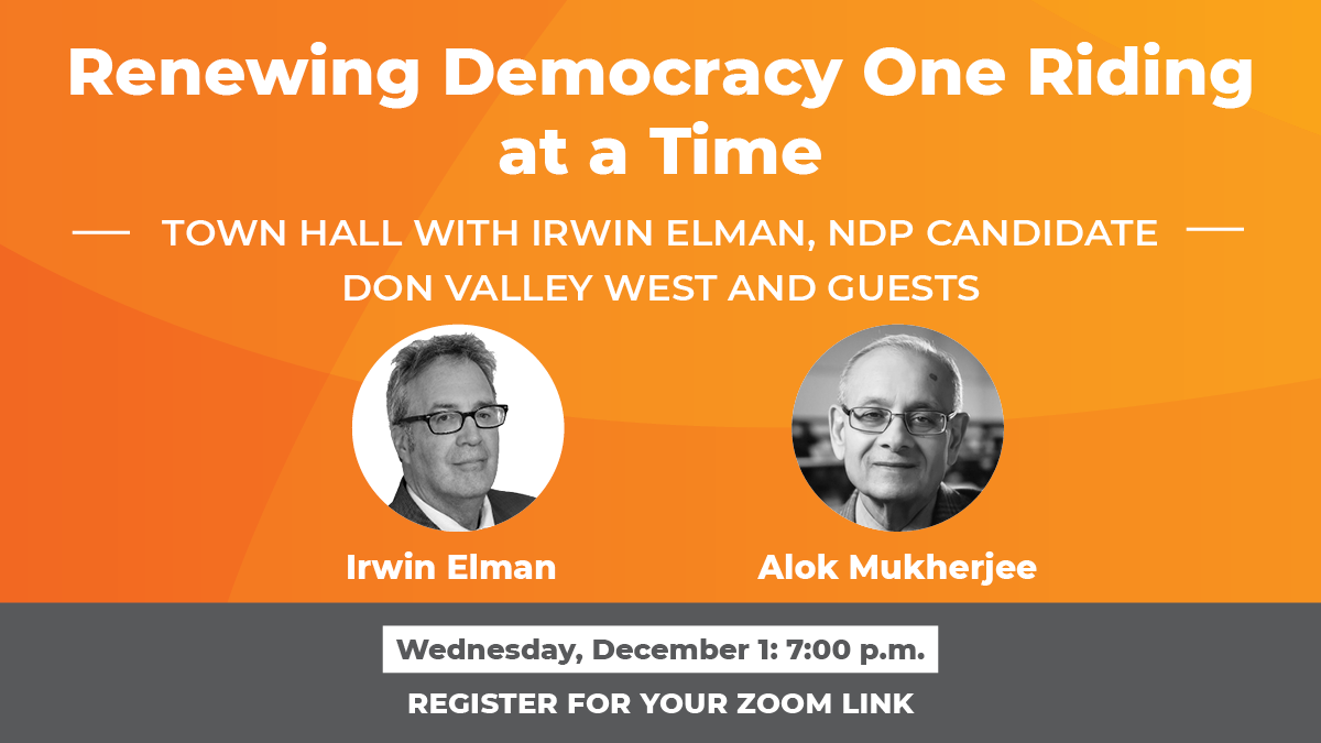 Don Valley West Town Hall « Ontario NDP