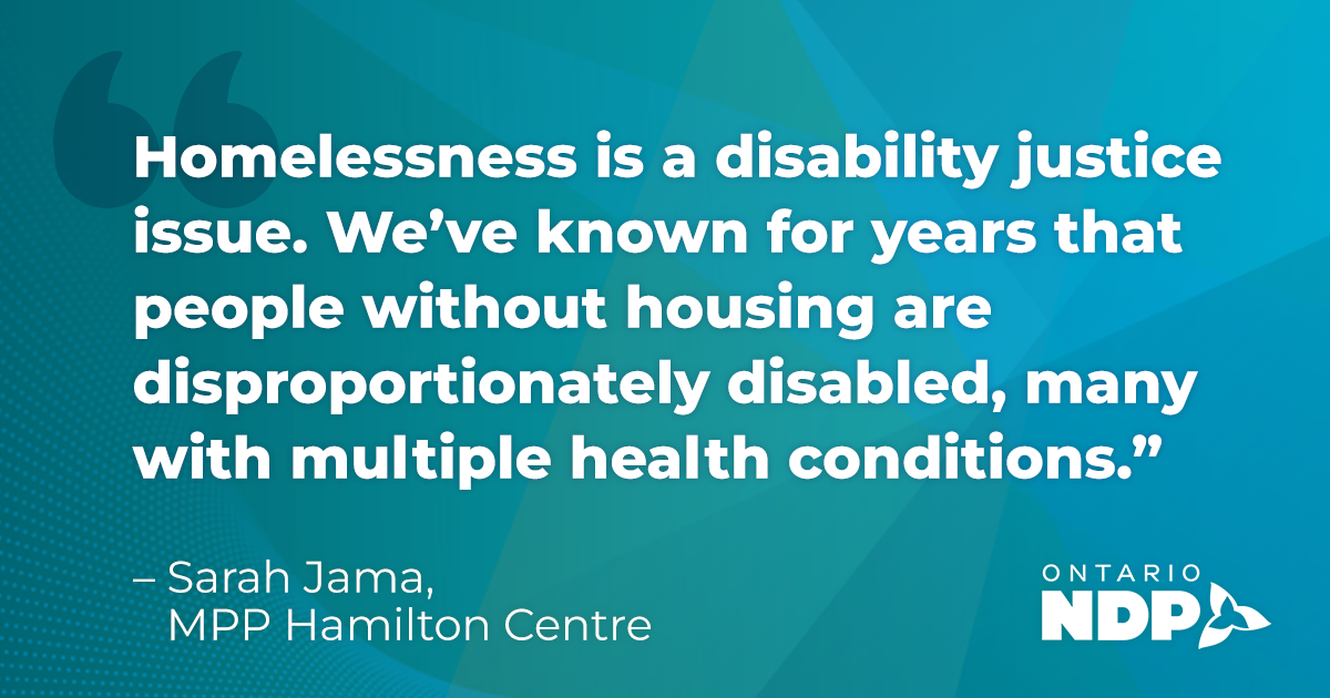 MPP Jama makes Question Period debut to demand action is taken to end ...