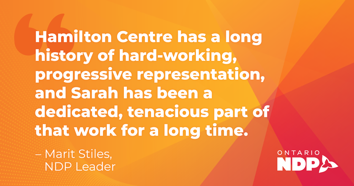 Sarah Jama wins Hamilton Centre, joins Marit Stiles’ NDP caucus ...