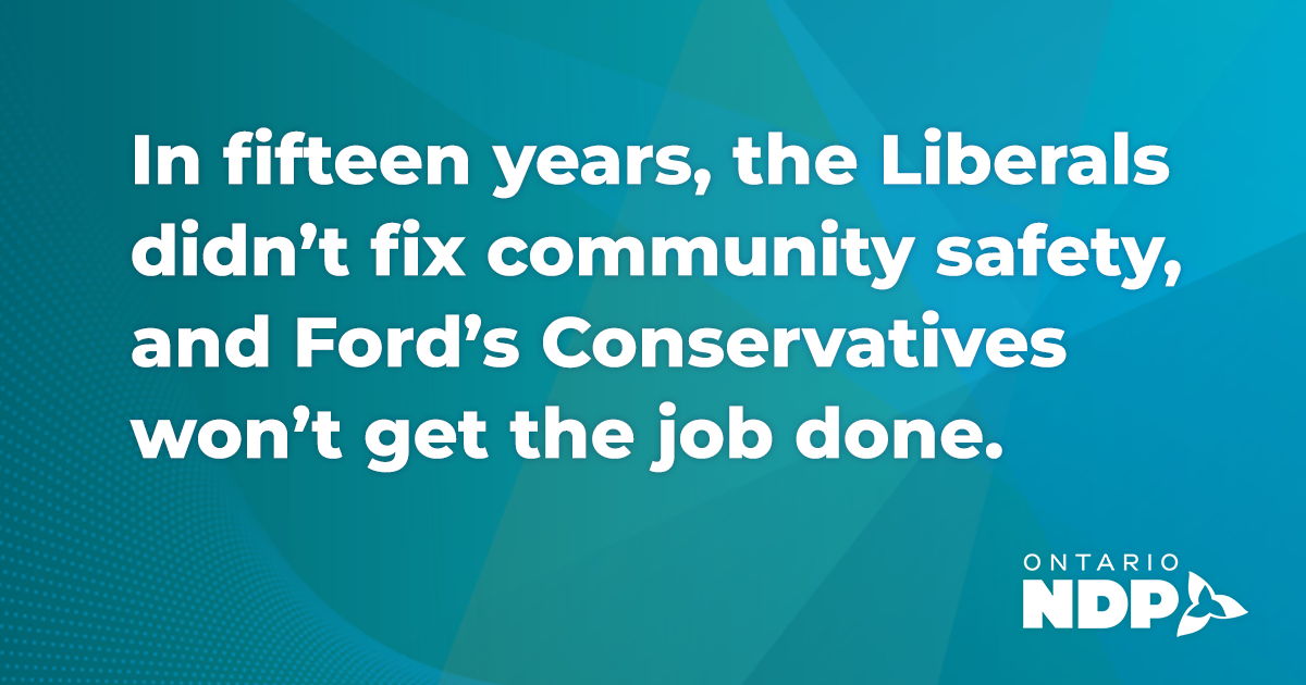 Liberals neglected gun violence for 15 years « Ontario NDP