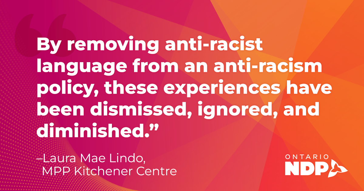 DCDSB must restore anti-racist language in school policy: MPP Lindo ...