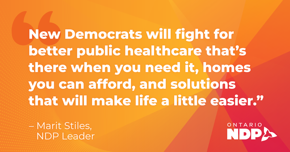 New Democrats ready to deliver healthcare, housing and hope for Lambton ...