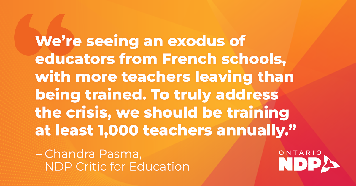 “Mere blip on the radar:” NDP demand more for Francophone education ...