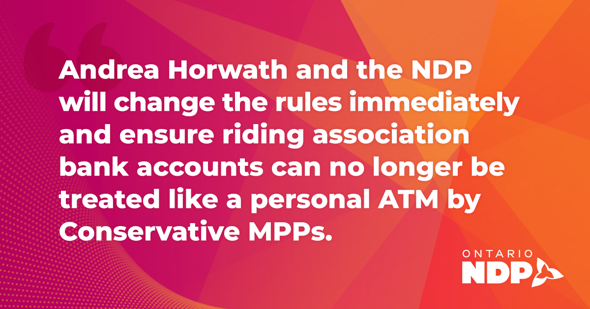 Will Doug Ford ask Lisa MacLeod to pay the $44,000 back? « Ontario NDP