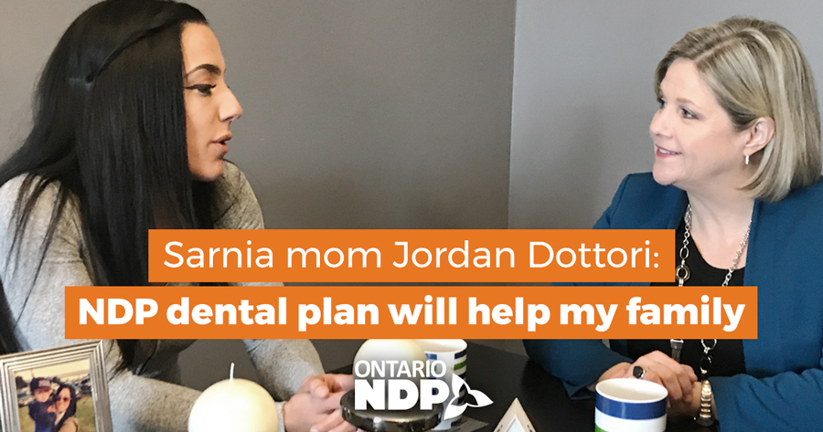 Sarnia mom Jordan Dottori: NDP dental plan will help my family ...