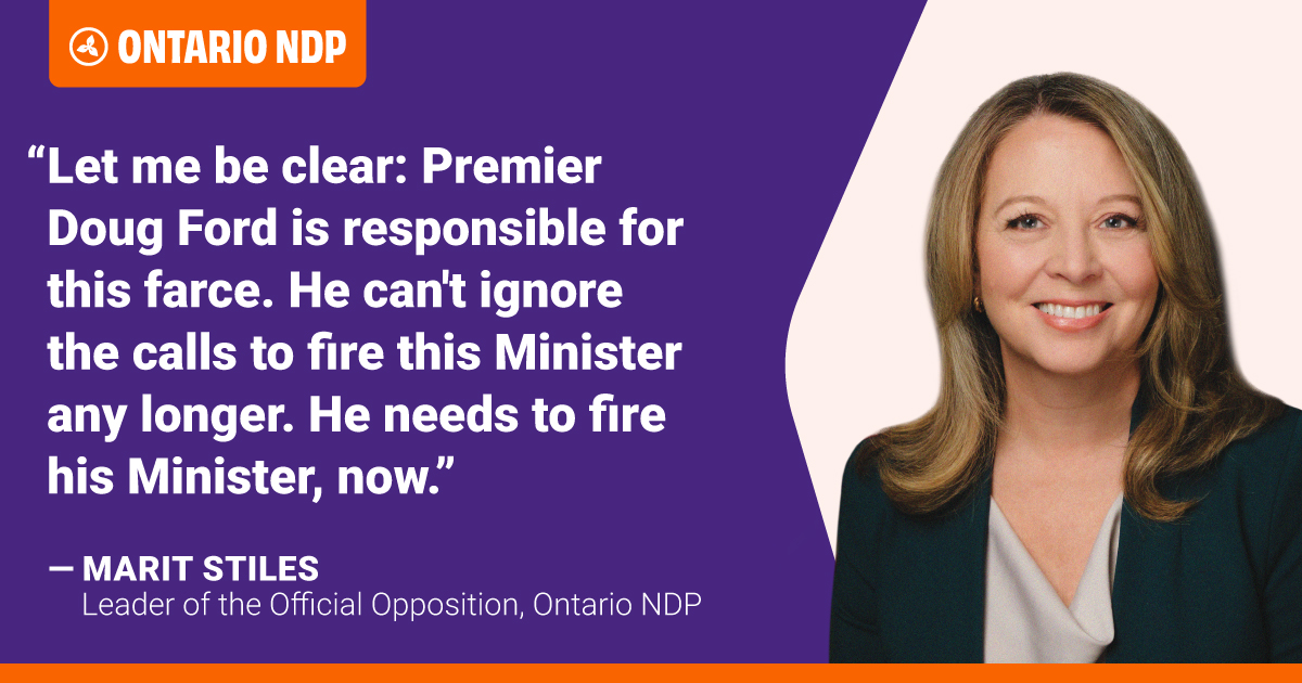 “The grift that keeps on giving”: Stiles calls on Premier to fire the ...