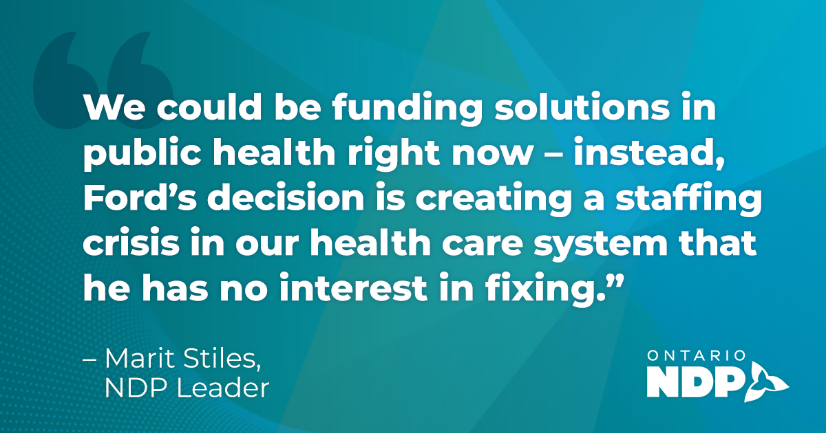 Marit Stiles joins Niagara area MPPs to advocate for local public ...