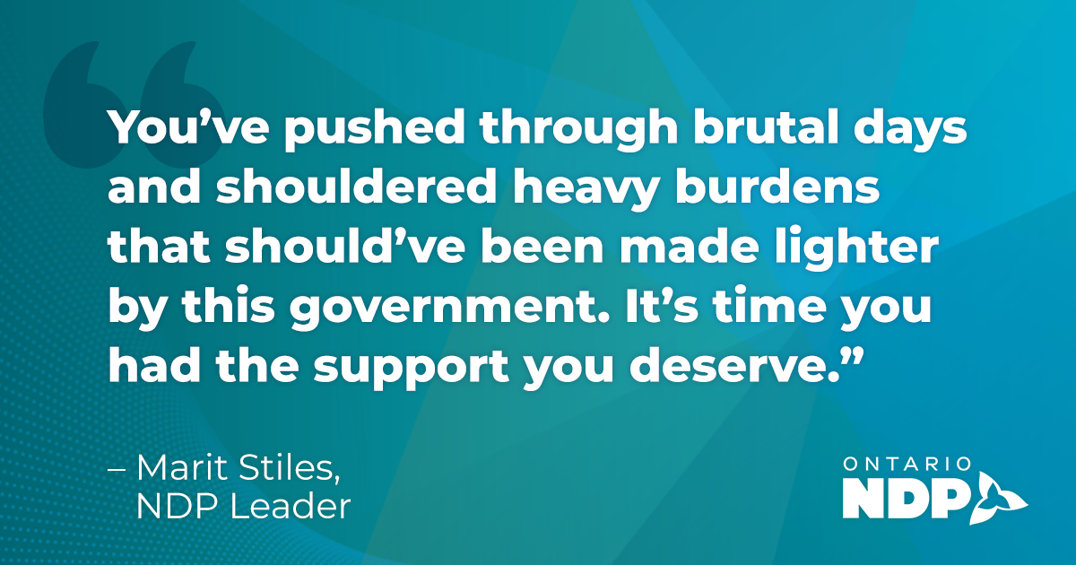 “New Democrats have your back”: Stiles at the Ottawa CAS picket line ...