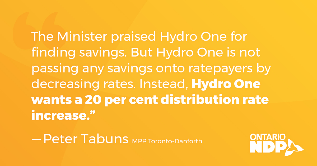 New Democrats fighting to stop latest electricity rate increase by ...